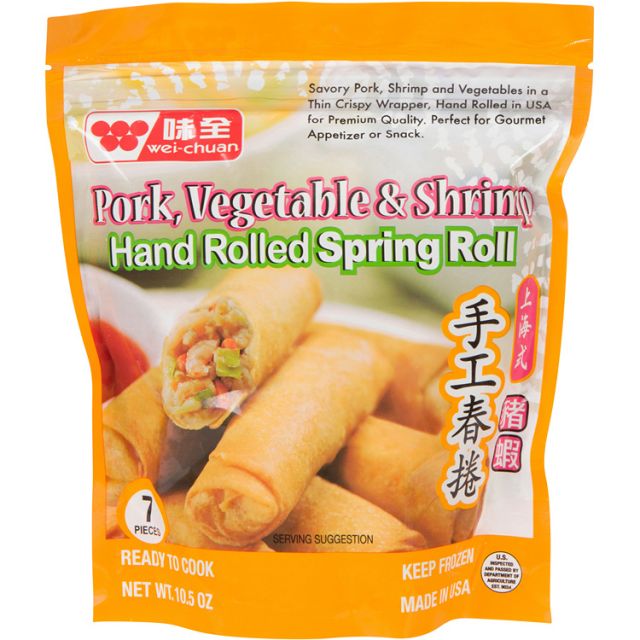 Wei Chuan Pork, Vegetable & Shrimp Spring Roll – Asia Mart, Santa Rosa