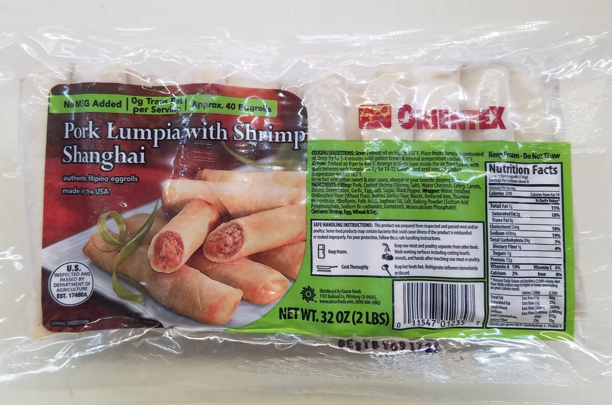 Orientex Pork Lumpia with Shrimp Shanghai – Asia Mart, Santa Rosa