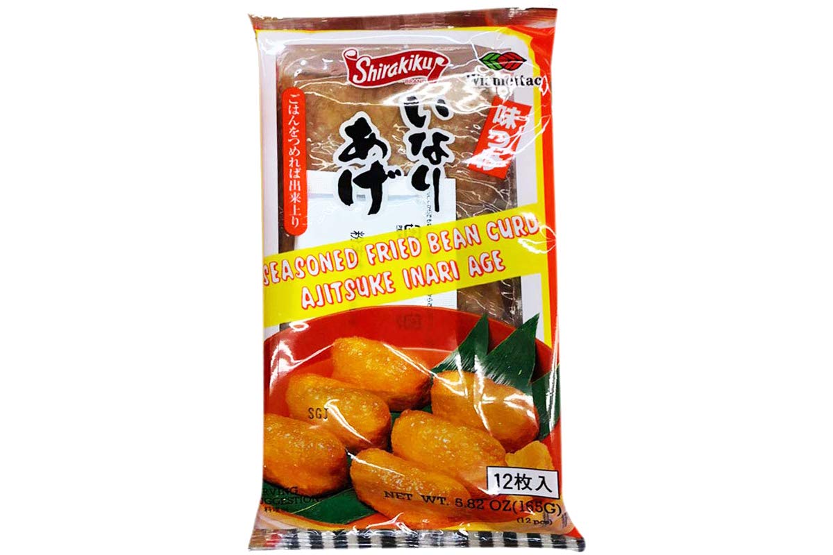 Shirakiku Seasoned Fried Bean Curd Ajitsuke Inari Age – Asia Mart ...