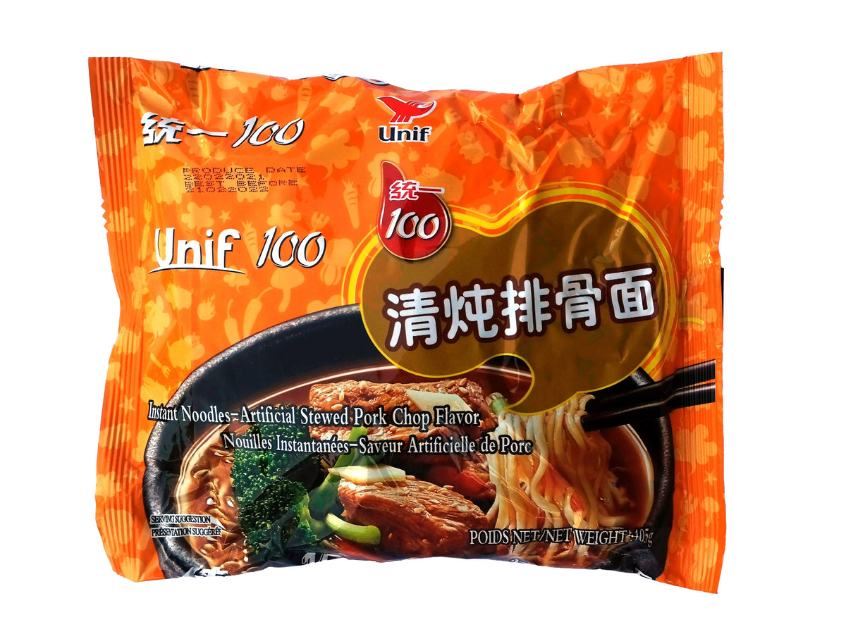 Unif 100 Instant Noodle- Artificial Stewed Pork Chop Flavor – Asia Mart ...